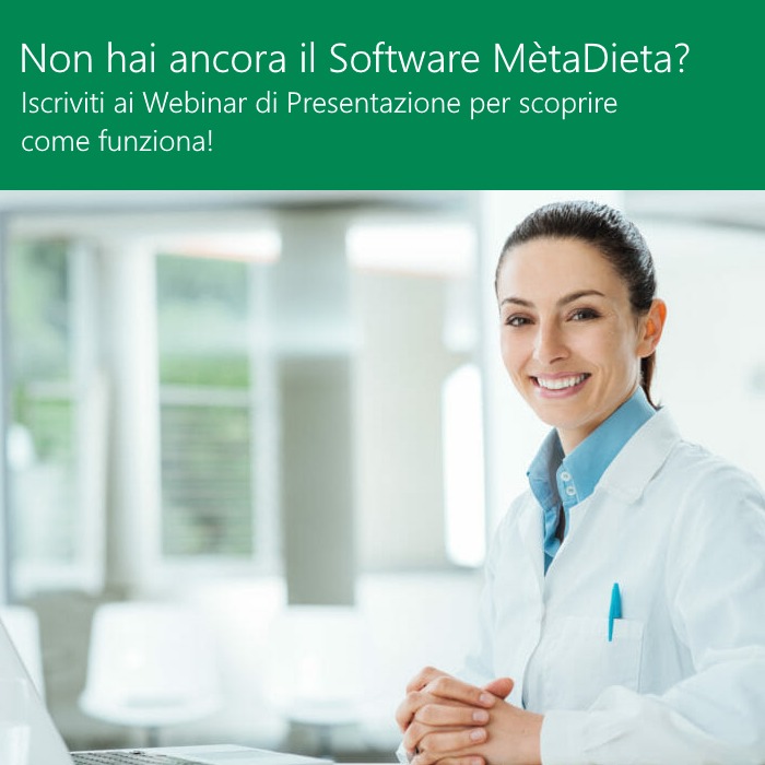 Software per l'Elaborazione di Diete Professionali - MètaDieta